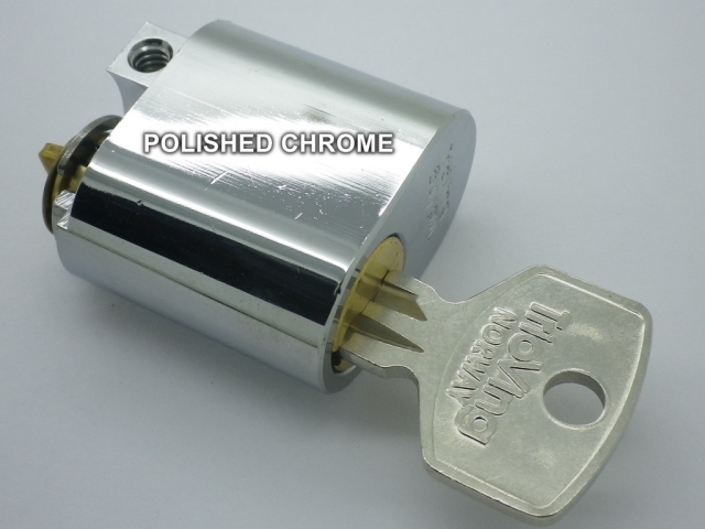 Key cylinder for use with Trioving 5312, 5316, 5320, 5341 & 5382 lock cases